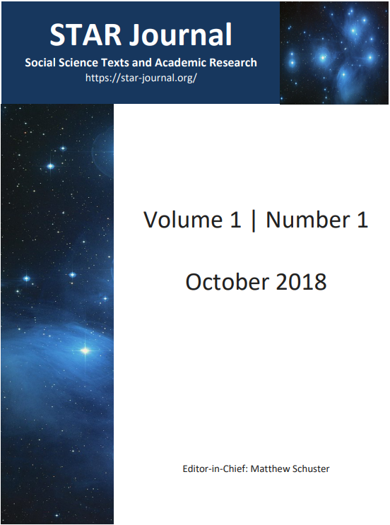 STAR Journal – Social Science Texts and Academic Research