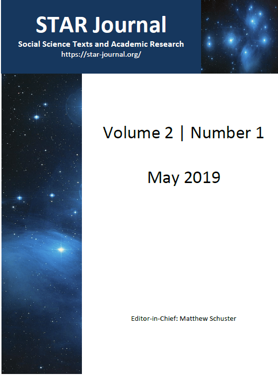 STAR Journal – Social Science Texts and Academic Research